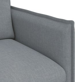 Set pohovek 2 ks Světle šedá Textil 3407523