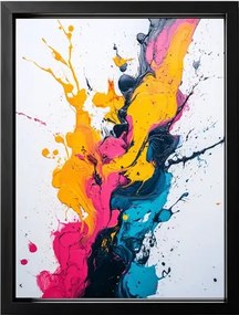 Barevná energie - obraz - Moderní abstrakce plná dynamiky 41 - 70 x 100 cm - 1 149 Kč