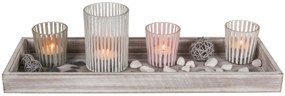 GiftyCity Dekorativní set na svíčky, 4 kusy