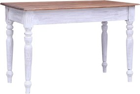 Psací stůl se zásuvkami bílý 117 x 57 x 75 cm recyklované dřevo 283908