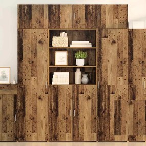 Úložná skříňka Staré dřevo 80 x 42,5 x 225 cm Kompozitní dřevo 3402818