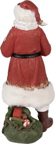 Dekorace Santa s LED světýlkem v lucerně - 21*18*45 cm / AG13
