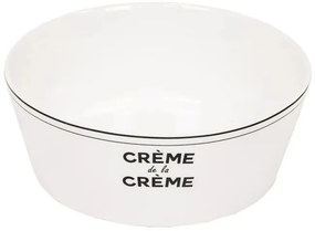 Krémová porcelánová salátová miska Crème de la Crème - Ø 17,5*6,5 cm