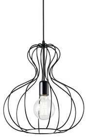 Závěsné svítidlo Ideal Lux SP1 Ampolla-1 SP1 148502 černé 35cm