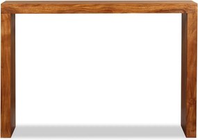 Konzolový stolek masivní dřevo s medovým povrchem 110x40x76 cm 244671
