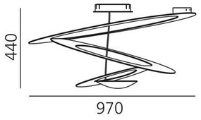 Artemide 1242010A - Stropní svítidlo PIRCE 1xR7s/11W/230V bílá