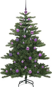 Umělý Skládací Vánoční Strom Zelená 150 cm PVC a ocel 3397659