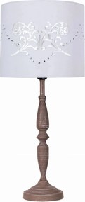 Stolní lampa Candellux Farisa přírodní dřevo