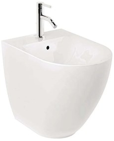 Kludi Resa D - Stojící bidet, otvor pro baterii, lesklá bílá 24BIB0143