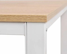 Psací stůl 120 x 60 x 75 cm dub a bílý 245720