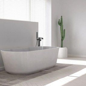 Rea Carat volnostojací vanová baterie, černá, REA-B5423