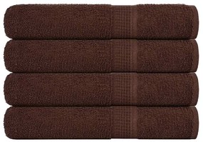 Saunové osušky FROGN 4 ks hnědé 80x200 cm 360 g/m² 136768
