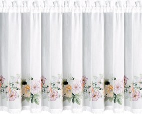 KRÁTKÁ ZÁCLONA NA PÁSCE FLOWERY 150X60 CM KVĚTY