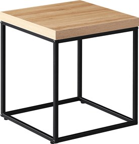 Autronic Konferenční stolek CT-V2004 40x40 cm Odstín: Staré dřevo