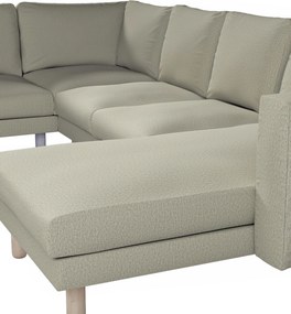 Potah na pohovku IKEA Norsborg rohová, 5-místná se šezlongem barva béžová látka pletený vzor