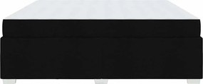 Rám postele s matrací Černá 200 x 200 cm textil 3399210