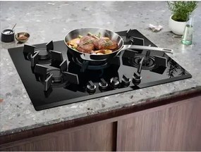 Electrolux KGG75362K černá / Varná plynová deska / 75 cm / 5 hořáků /
