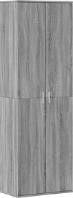 Skříň highboard šedá sonoma 60 x 35 x 180 cm kompozitní dřevo 3276670