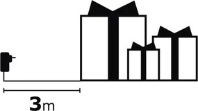 LED dárky EMOS DCFC10 ZY2235 230V studená bílá s časovačem