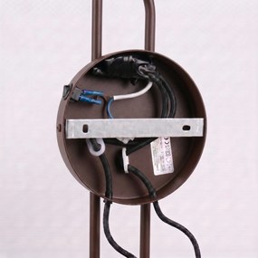 Sollux Lighting Nástěnné svítidlo NOX 2 hnědé s vypínačem
