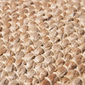Přírodní kulatý konopný koberec Hemp - Ø 250cm