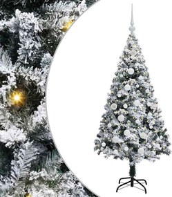 Umělý vánoční stromeček Bílá 150 cm PVC, ocel a plast 3396952
