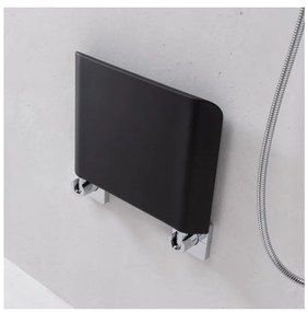 Emco System 2 - Sklopné sedadlo do koupelny, černá 355121202