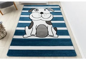 koberec PETIT ŠTĚNĚ modrý velikost 200x290 cm | krásné koberce cz