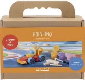 Creativ Company Závodní auto dřevěné / Kreativní sada / od 8 let