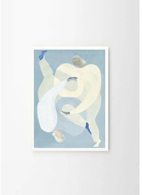 Plakát 70x100 cm Hold You - Blue – Sofia Lind – The Poster Club