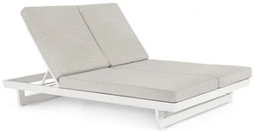 BIZZOTTO Dvoumístné zahradní lehátko INFINITY bílé 0663430