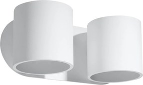 Sollux Lighting Nástěnné svítidlo ORBIS 2 bílé