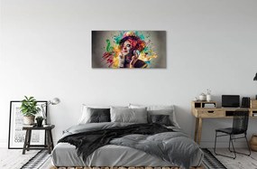 Obrazy na plátně Klaun barva poznámky 100x50 cm
