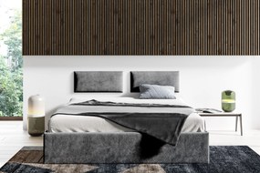 Eka Čalouněná postel Lucy - 160x200 cm Barva látky Trinity: Zelená (Trinity 2312), Úložný prostor: Bez úložného prostoru