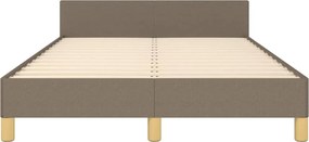 Rám postele bez matrace taupe 120 x 200 cm textil 3125207