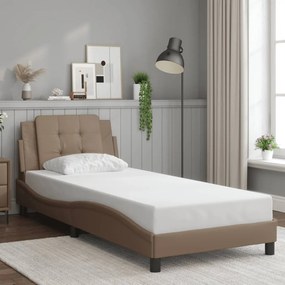 Rám postele bez matrace Zadar cappuccino 90x200 cm umělá kůže 3208160