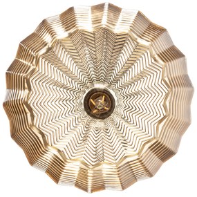 Toolight - Retro skleněná stropní lampa E27 60W APP893-1CP, oranžová, OSW-05695