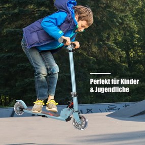 Costway Scooter Výškově nastavitelná dětská koloběžka Skládací koloběžka se 2