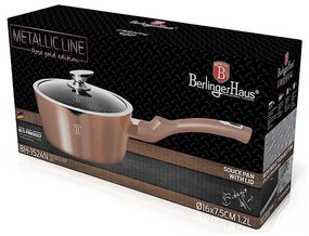 BERLINGERHAUS Rendlík s poklicí s mramorovým povrchem 16 cm Rosegold Metallic Line BH-1524