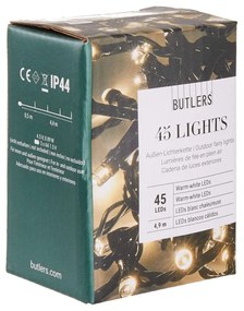 Butlers 45 LIGHTS LED Venkovní světelný řetěz 45 světel