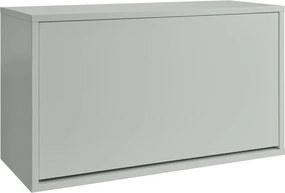 Šedomodrý výklopný/závěsný botník 70x30x40 cm – ReCollector