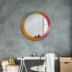 Kulaté dekorativní zrcadlo Hypnotická spirála fi 70 cm
