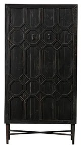 Kabinet quebesto 143 x 75 cm černý MUZZA