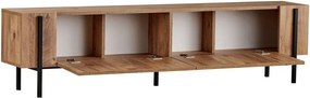 TV stolek v dekoru borovice v přírodní barvě 180x45x30 cm Nexus – Kalune Design