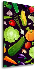 Wallmuralia Vertikální Moderní obraz canvas na rámu Zelenina 50x100