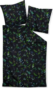 XXXLutz POVLEČENÍ, makosatén, hnědá, zelená, černá, 135/200 cm Janine - Online Only povlečení - 003361128401
