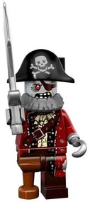 Lego 71010 minifigurka zombie pirát