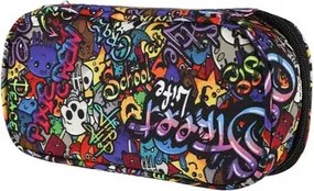 PIXIE CREW studentský penál Grafitti malý panel / od 6 let