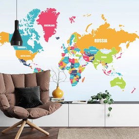 Fototapeta Mapa Světa Samolepící tapety 104x70.5