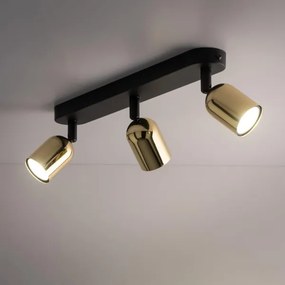 LED Bodové svítidlo TOP 3xGU10/10W/230V černá/zlatá